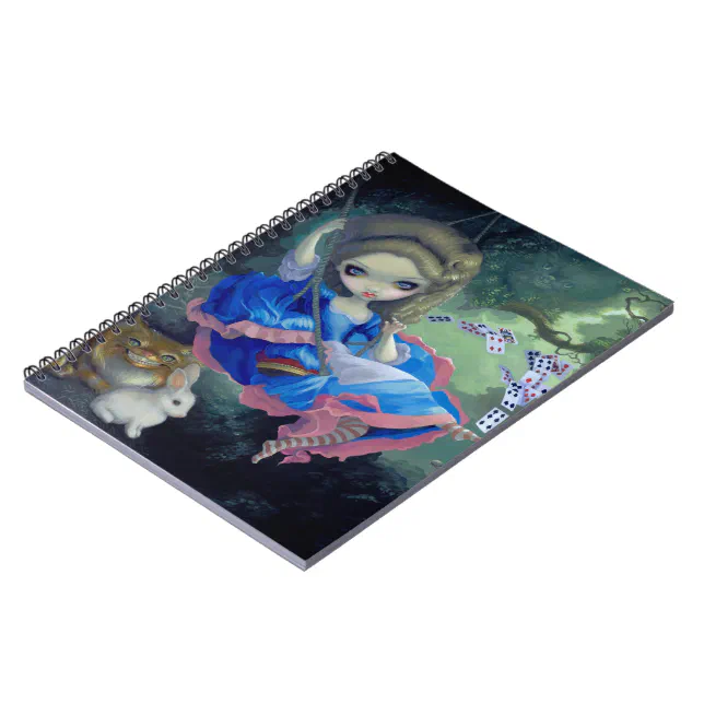 "Alice in Fragonard's Swing" Notebook | Zazzle