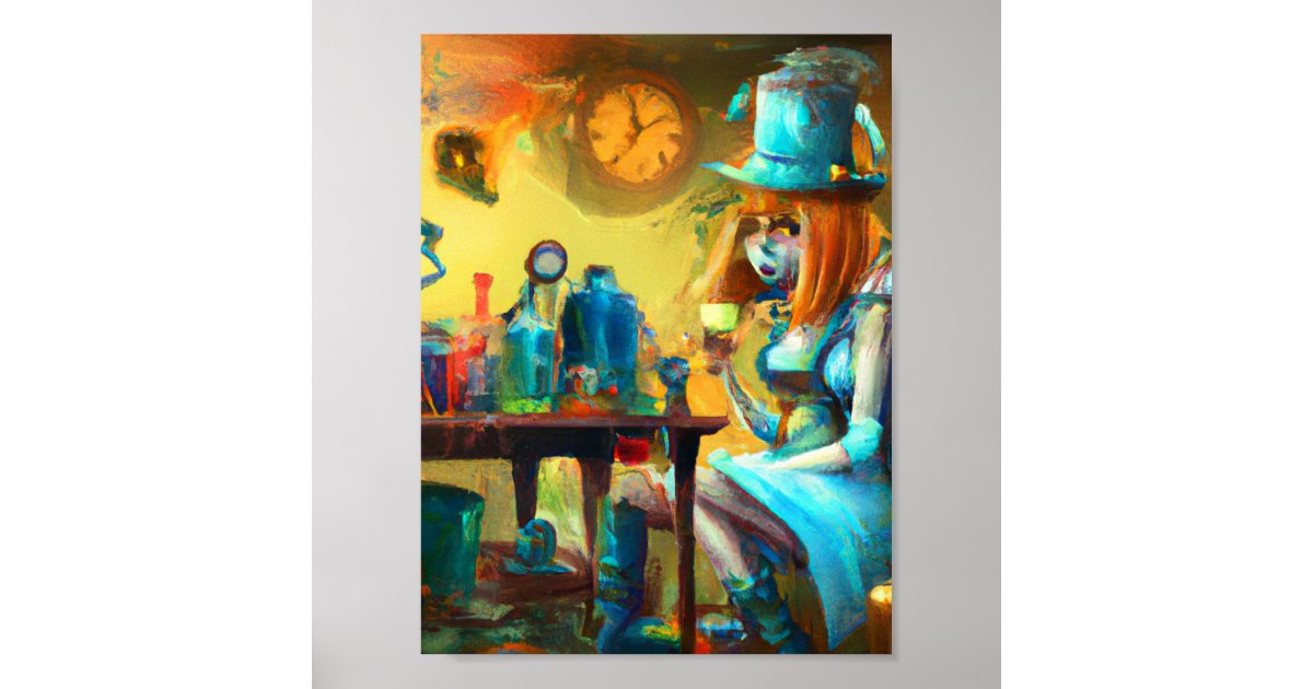 Alice in the Alchemy Lab Poster | Zazzle