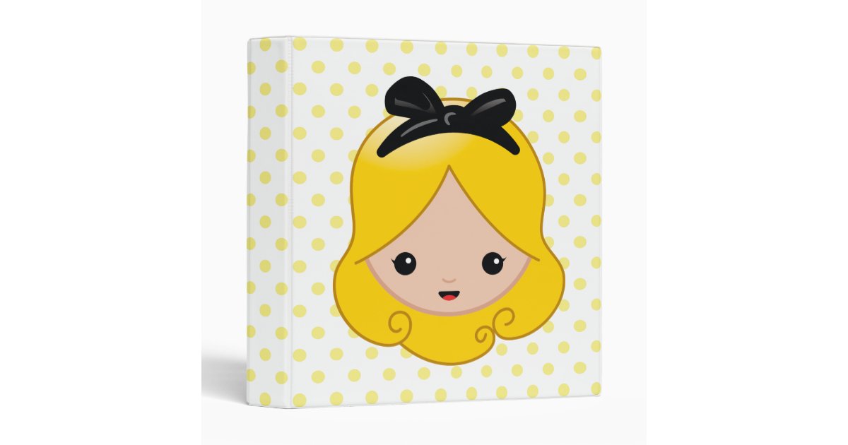 Alice in Wonderland | Alice Emoji Binder | Zazzle