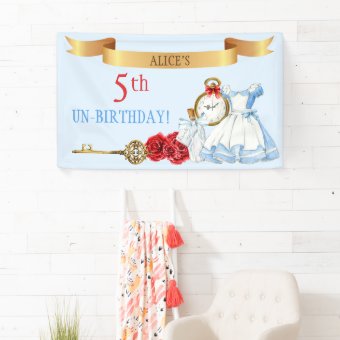 Alice in Wonderland Banner | Zazzle