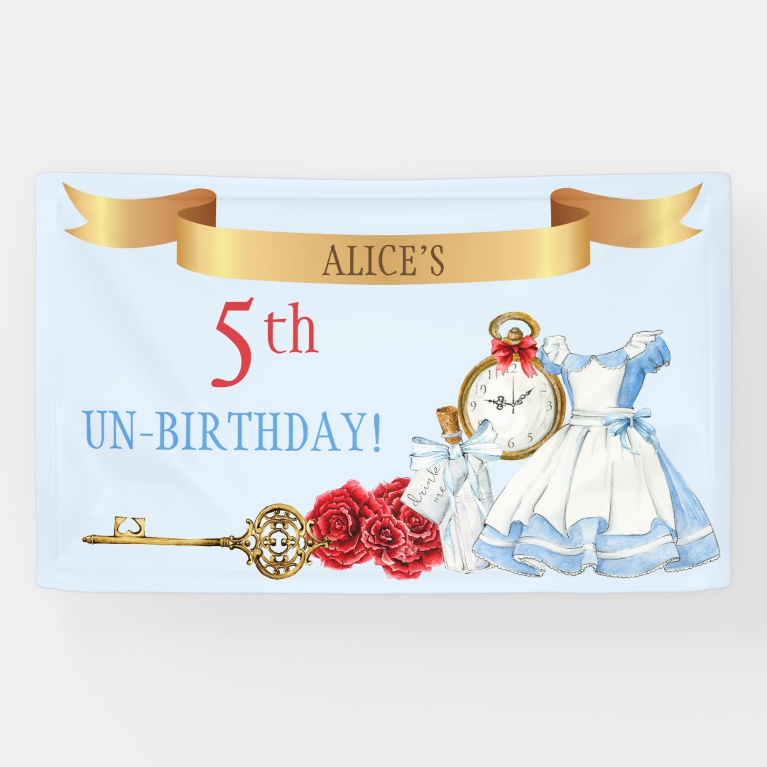 Alice in Wonderland Banner | Zazzle
