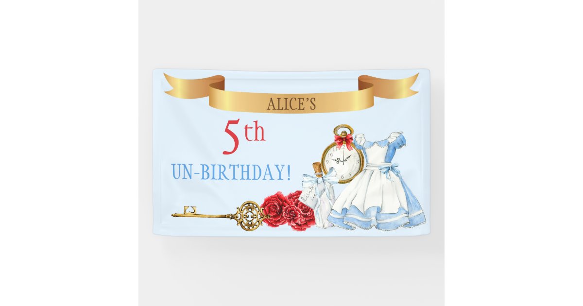 Alice in Wonderland Banner | Zazzle