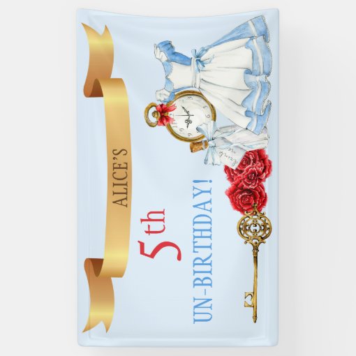 Alice in Wonderland Banner | Zazzle