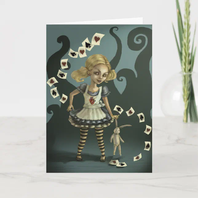 Alice in Wonderland Card | Zazzle