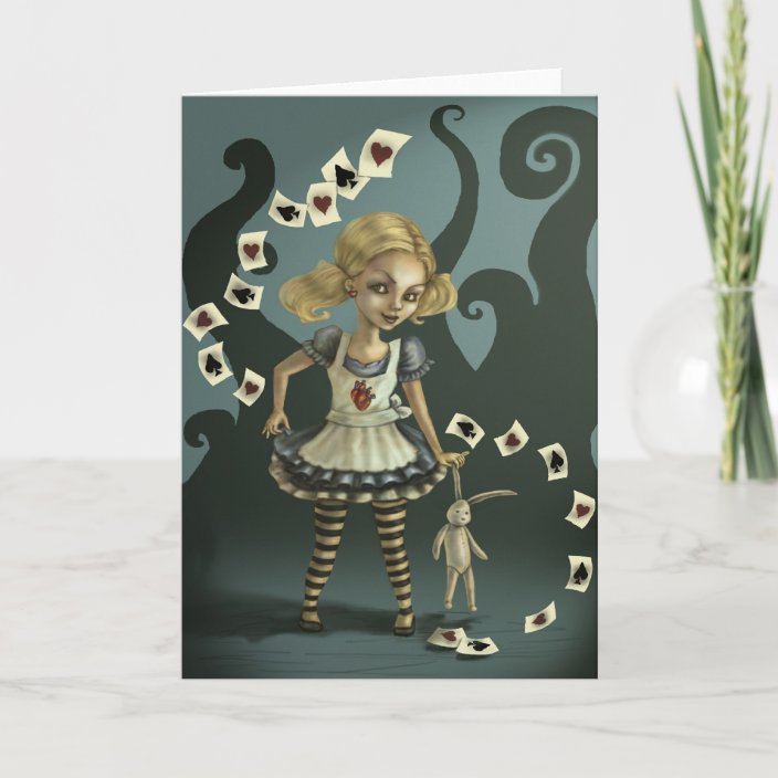 Alice in Wonderland Card | Zazzle.com