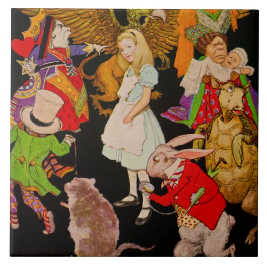 Alice In Wonderland Ceramic Tile | Zazzle.com