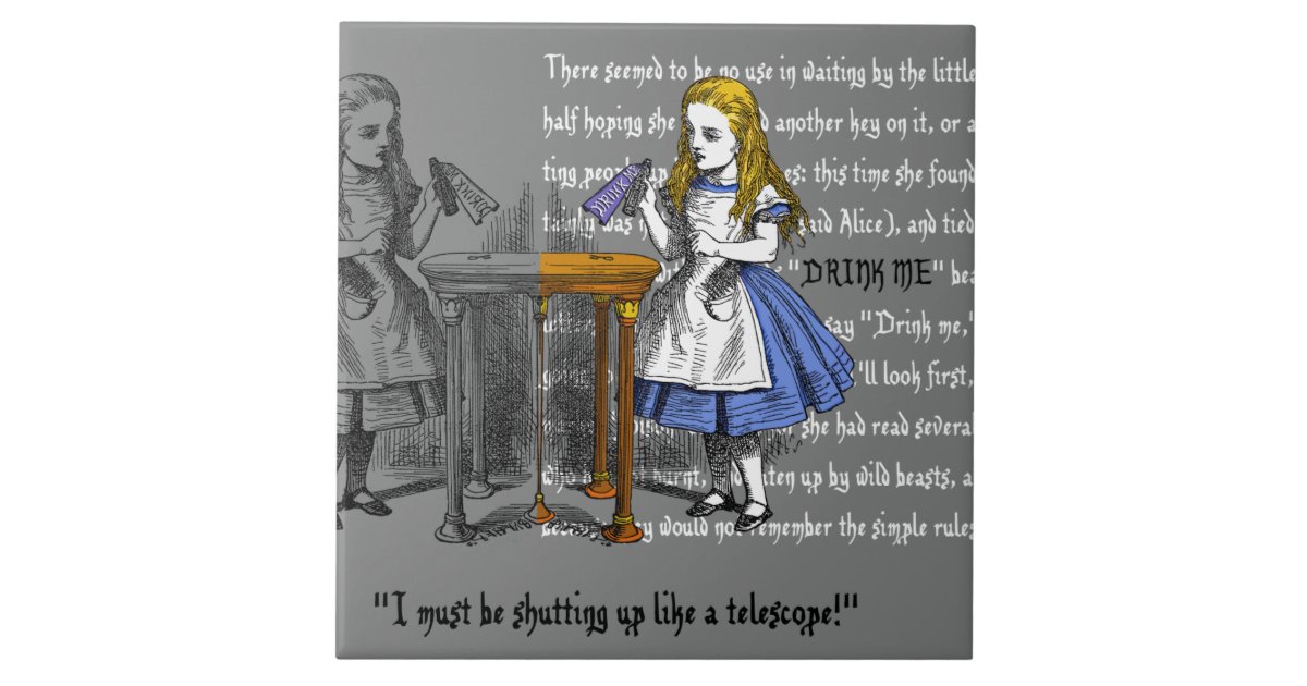 Alice in Wonderland Ceramic Tile | Zazzle