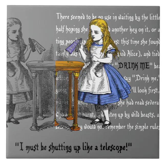 Alice in Wonderland Ceramic Tile | Zazzle