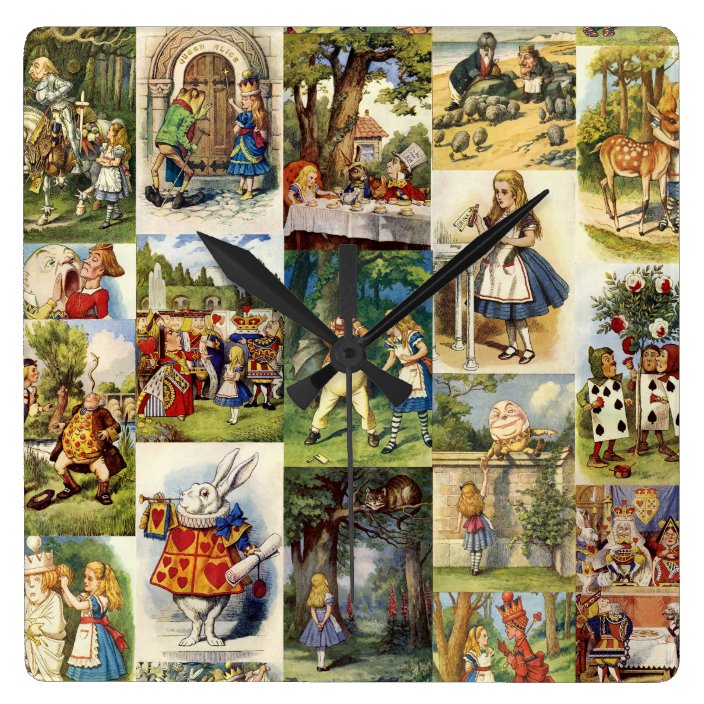 Alice in Wonderland Clock | Zazzle.com