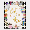 Alice in Wonderland Eat Me Food Sign | Zazzle