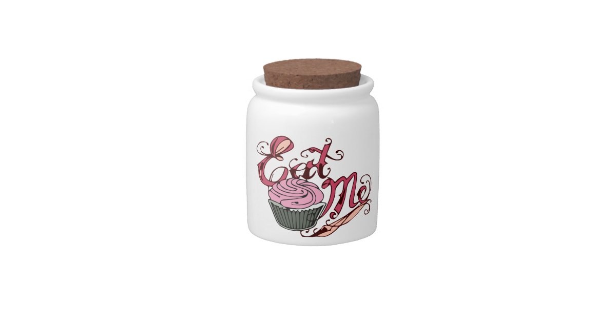 Alice in Wonderland "Eat Me" Jar | Zazzle