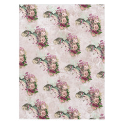 Alice in Wonderland Elegant Blush Pink Tea Party Tablecloth | Zazzle