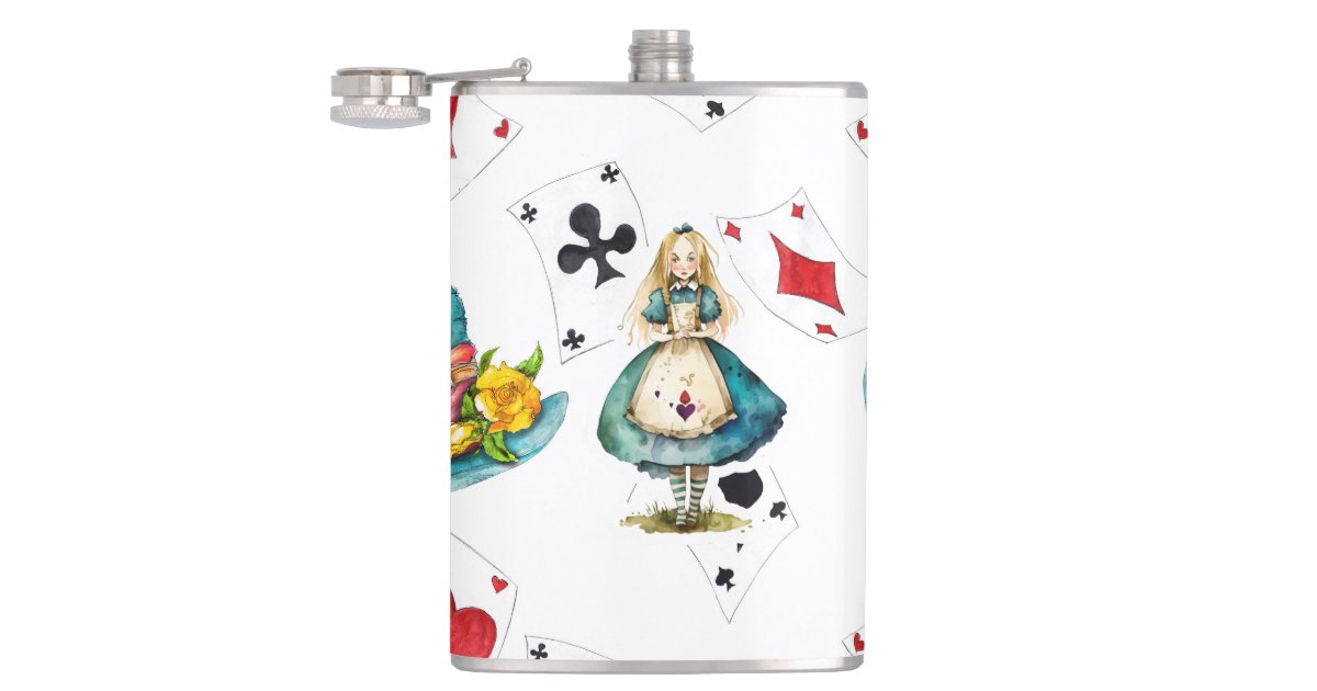 Alice in Wonderland Flask | Zazzle