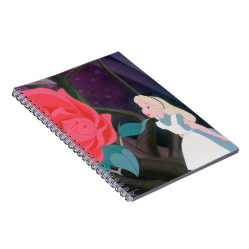 Alice in Wonderland Garden Flower Film Still Notebook | Zazzle