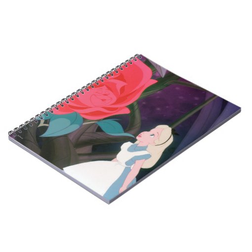Alice in Wonderland Garden Flower Film Still Notebook | Zazzle