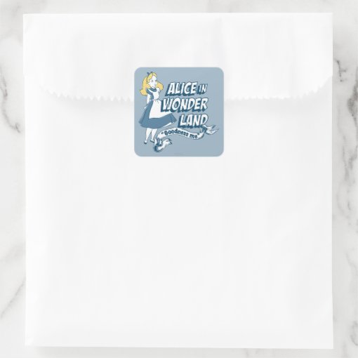Alice in Wonderland - Goodness Me Square Sticker | Zazzle Alice in Wonderland - Goodness Me Square Sticker | Zazzle