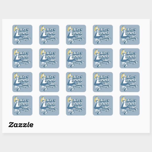 Alice in Wonderland - Goodness Me Square Sticker | Zazzle Alice in Wonderland - Goodness Me Square Sticker | Zazzle