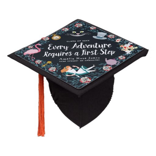 Alice in Wonderland Graduation Cap Topper | Zazzle