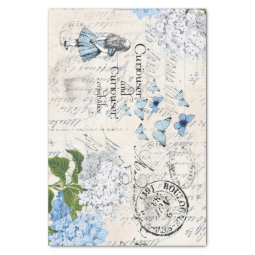 Alice in Wonderland Handwriting Flora Tissue Paper | Zazzle