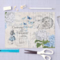 Alice in Wonderland Handwriting Flora Tissue Paper | Zazzle