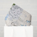 Alice in Wonderland Handwriting Flora Tissue Paper | Zazzle