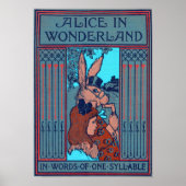 Alice In Wonderland 'In Words Of One Syllable' Poster | Zazzle