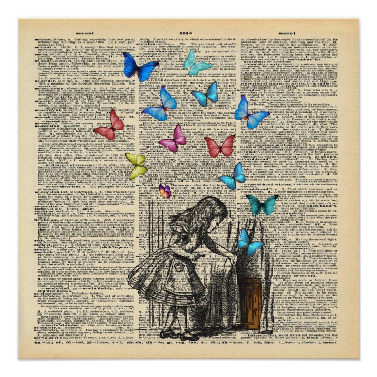 Alice In Wonderland - Let The Adventure Begin Poster | Zazzle