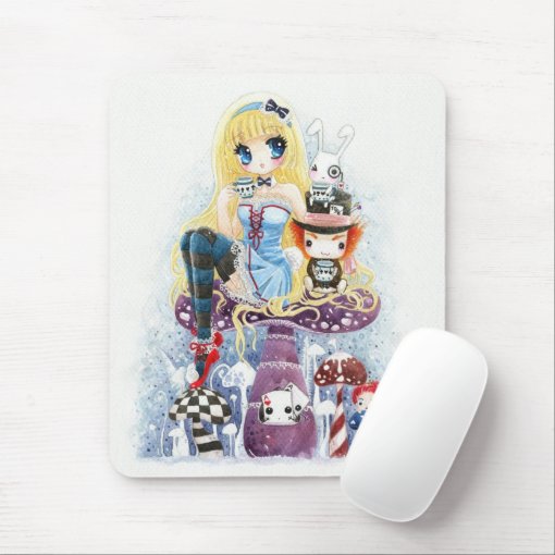 Alice in Wonderland Mouse Pad | Zazzle