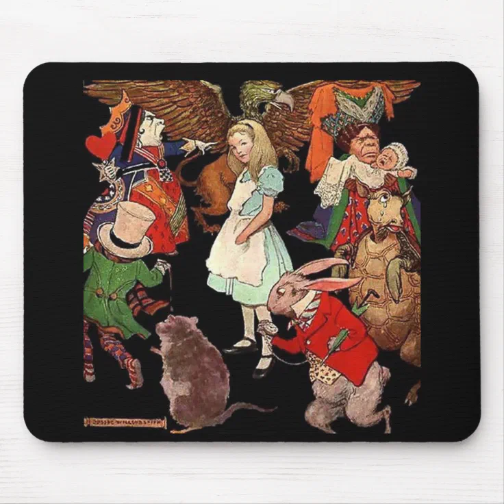 Alice in Wonderland Mouse Pad | Zazzle