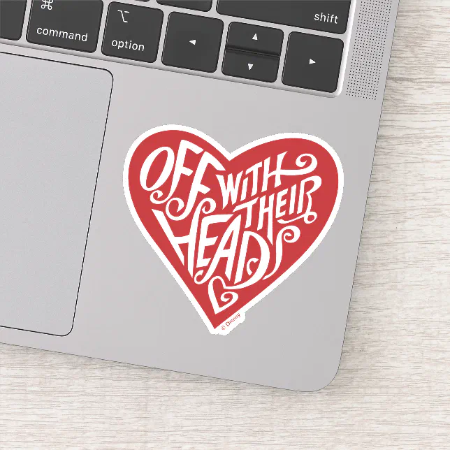 Alice In Wonderland | Off With Their Heads Sticker | Zazzle