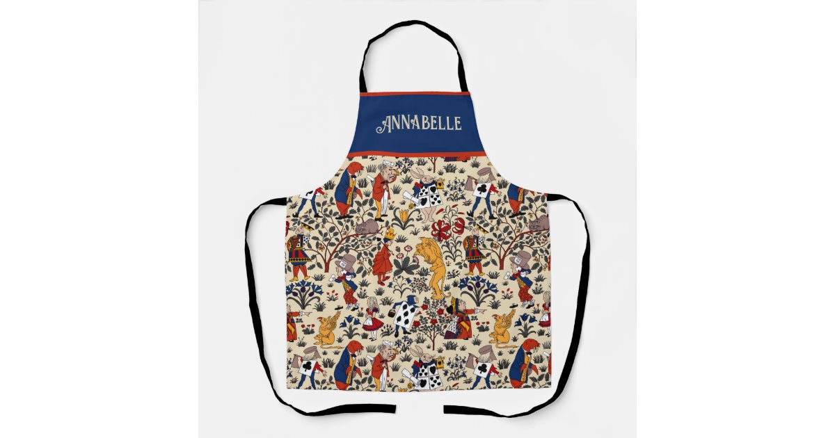 Alice in Wonderland Personalize Apron | Zazzle