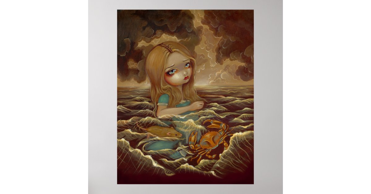 Alice in Wonderland - Pool of Tears Art Print | Zazzle