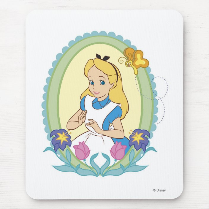 Alice in Wonderland Portrait Disney Mouse Pad | Zazzle.com