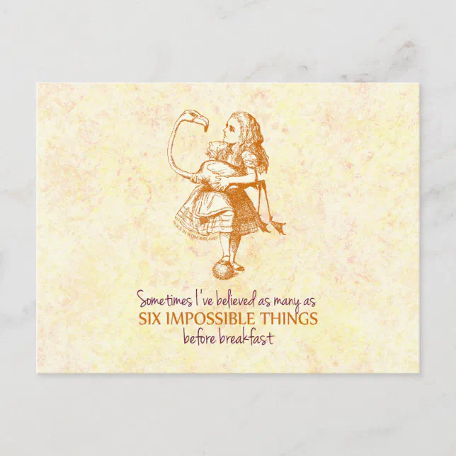 Alice in Wonderland Postcard | Zazzle