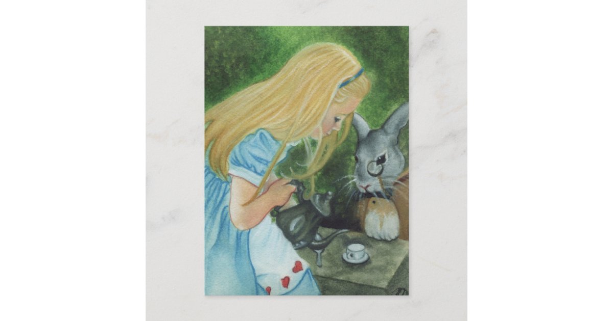 Alice in wonderland Postcard | Zazzle