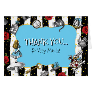 Alice In Wonderland Thank You Cards - Greeting & Photo Cards | Zazzle