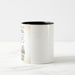 Alice In Wonderland - Tea Party - Bonkers Quote Two-Tone Coffee Mug ...