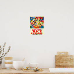 Alice In Wonderland Tea Party Poster | Zazzle