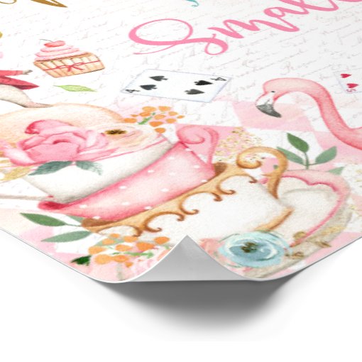 Alice In Wonderland This One Makes You Smaller Poster | Zazzle