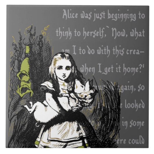 Alice in Wonderland Tile | Zazzle.com