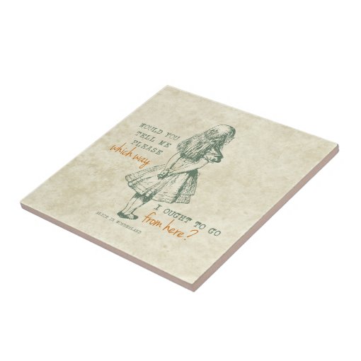 Alice in Wonderland Tile | Zazzle