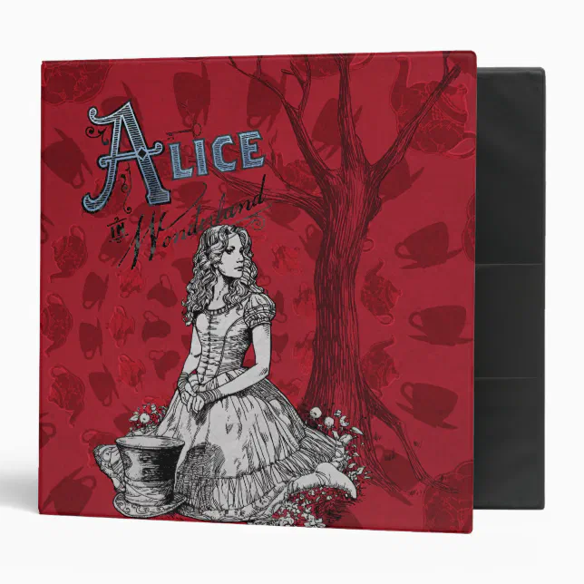 Alice in Wonderland - Tim Burton Binder | Zazzle