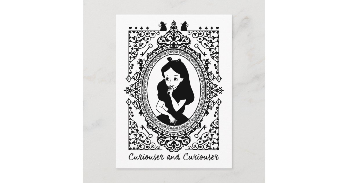 Alice in Wonderland | Vintage Christmas Holiday Postcard | Zazzle