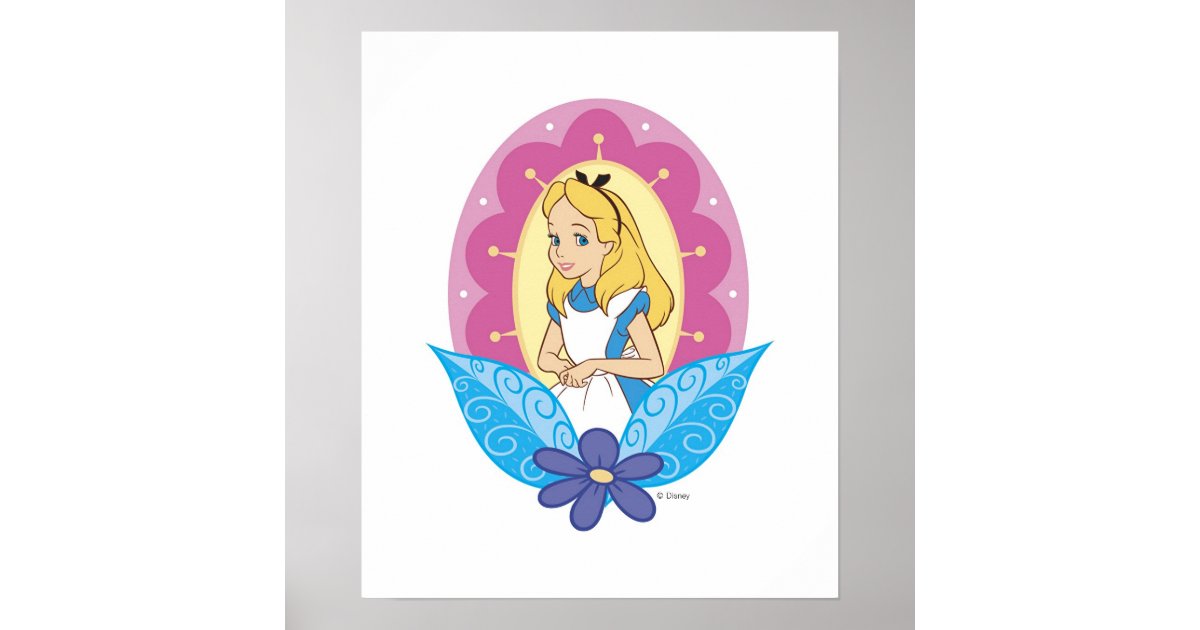 Alice in Wonderland's Alice Disney Poster | Zazzle