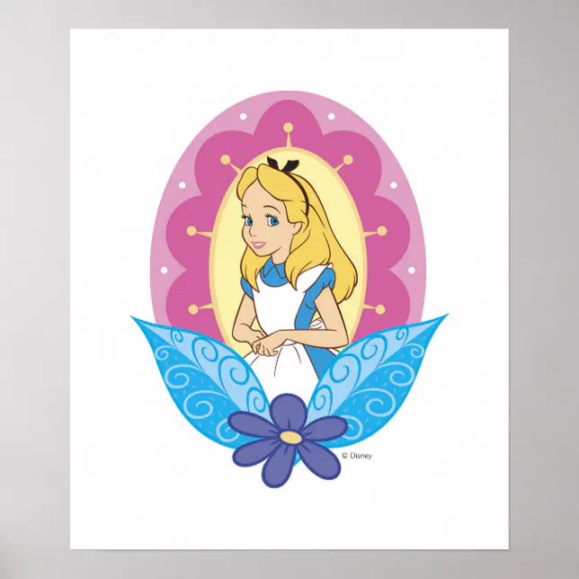 Alice in Wonderland's Alice Disney Poster | Zazzle