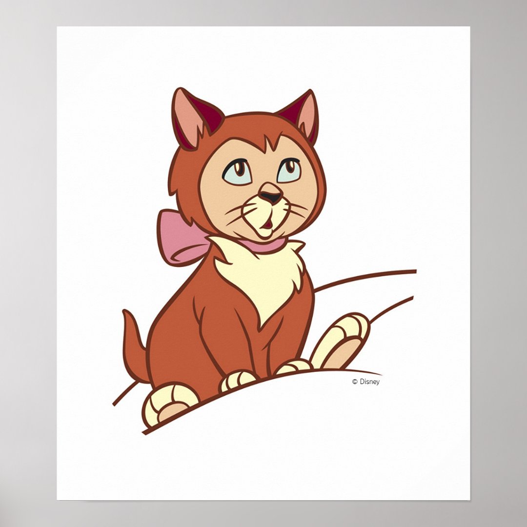 Alice in Wonderland's Dinah Disney Poster | Zazzle