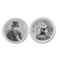Alice & Mad Hatter Cuff Links Wonderland Cufflinks | Zazzle