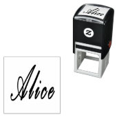 Alice Name Logo, Self-inking Stamp | Zazzle