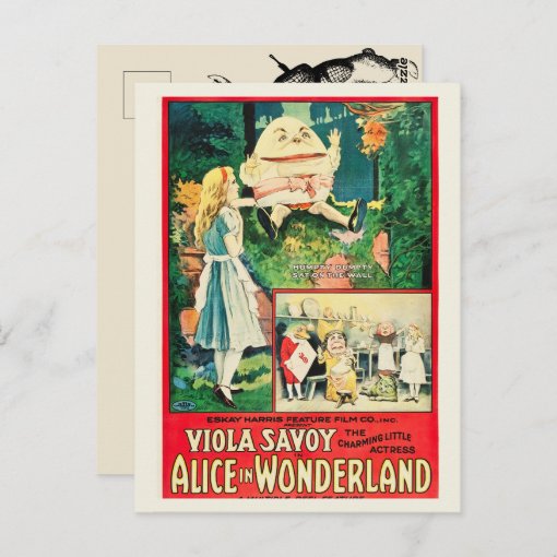 Alice Postcard | Zazzle