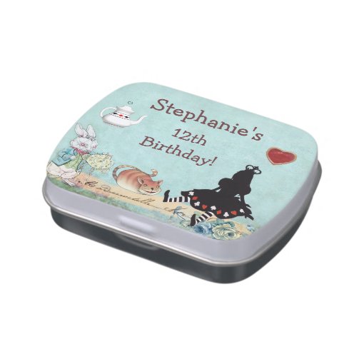 Alice Princess Birthday Party Favor Candy Tin | Zazzle